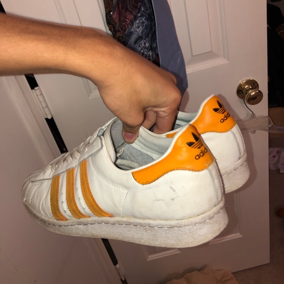 adidas | Shoes | Adidas Classic Shelltoe Orange | Poshmark